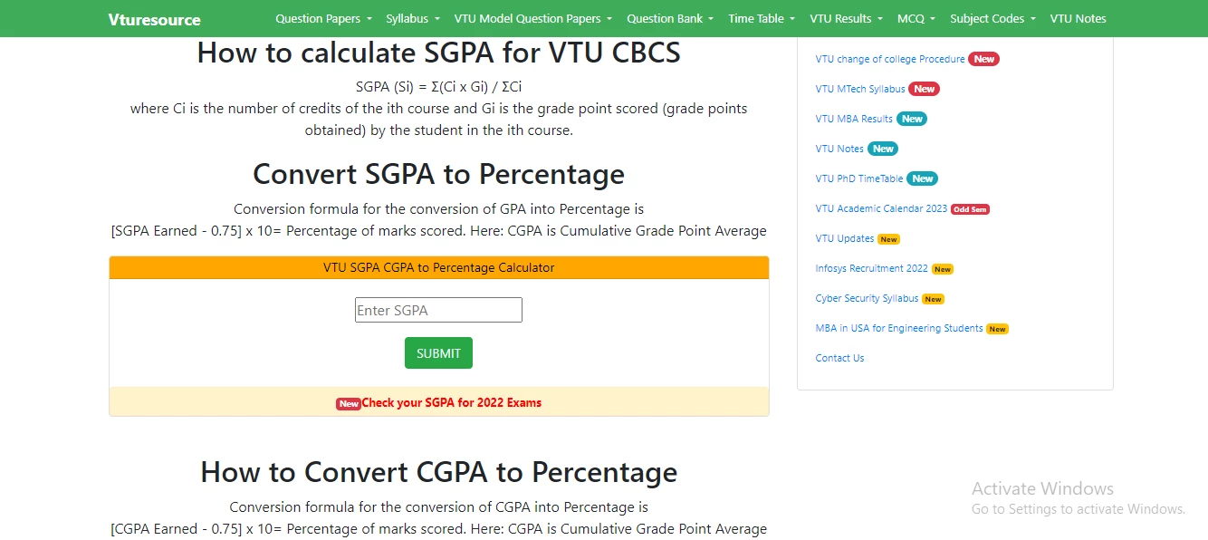 VTU Full Form: Visvesvaraya Technological University