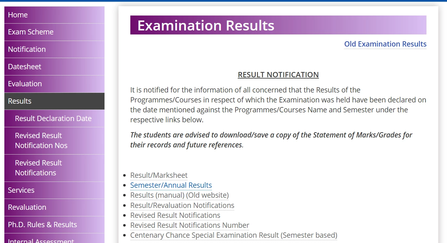 DU Results 2024 declared on exam.du.ac.in | Direct link to download ...
