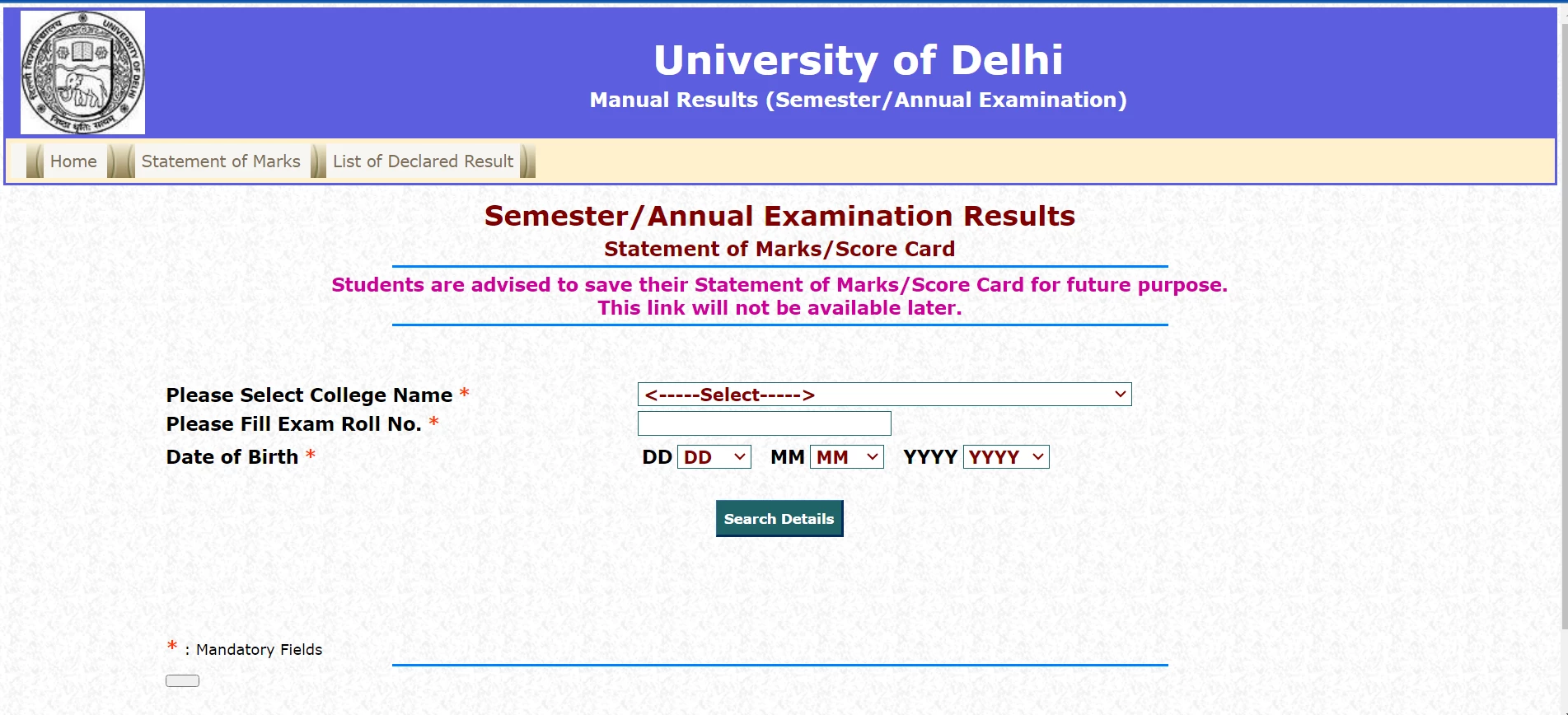DU Results 2024 declared on exam.du.ac.in | Direct link to download ...