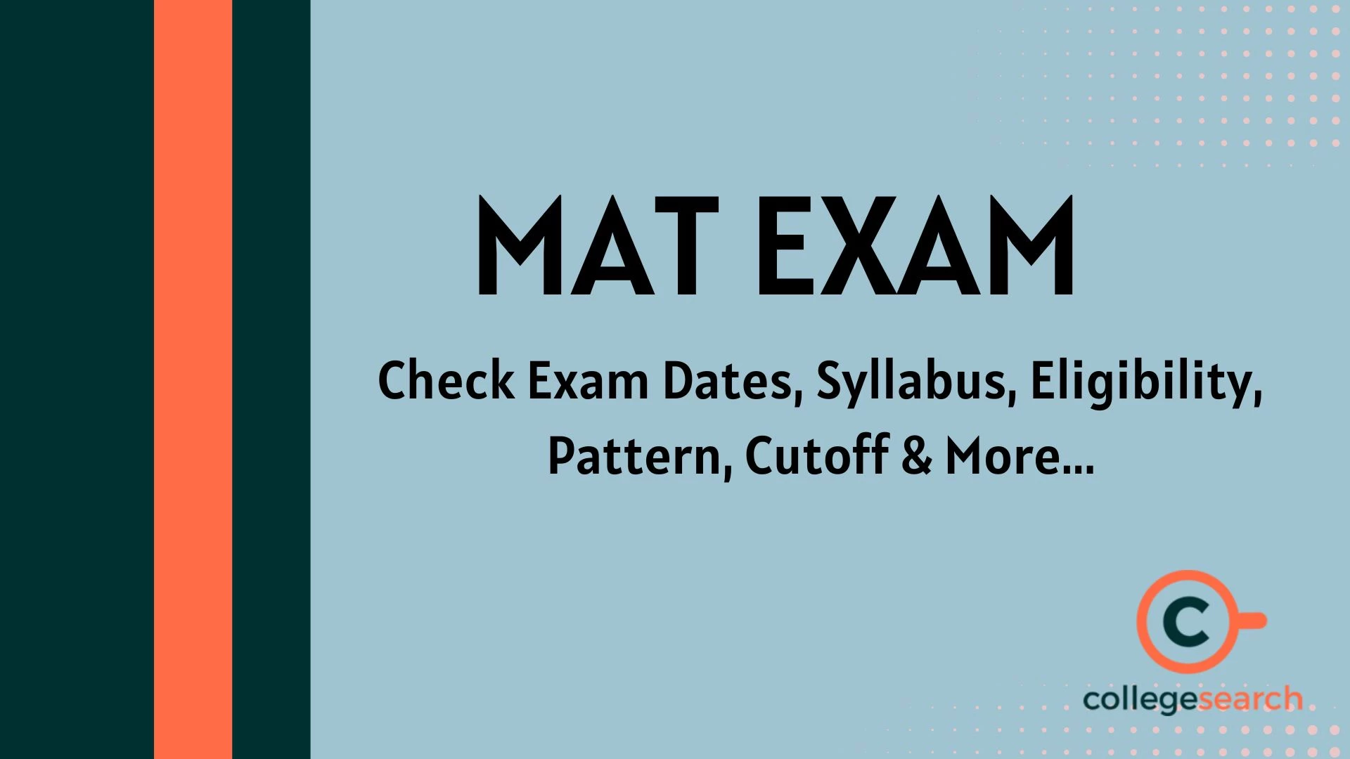 MAT Exam 2025 September Session, Admit card, Exam pattern, Syllabus ...