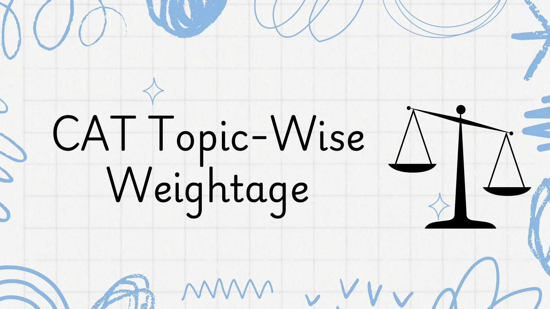 Topic Wise Weightage for CAT 2025 Exam (VARC, DILR, QA)
