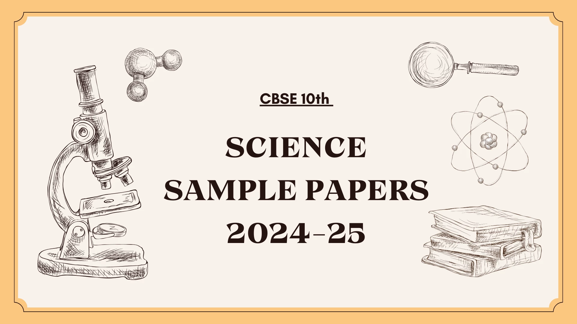 CBSE 10th Science Sample Paper 2024-25 - Download the PDFs of CBSE ...