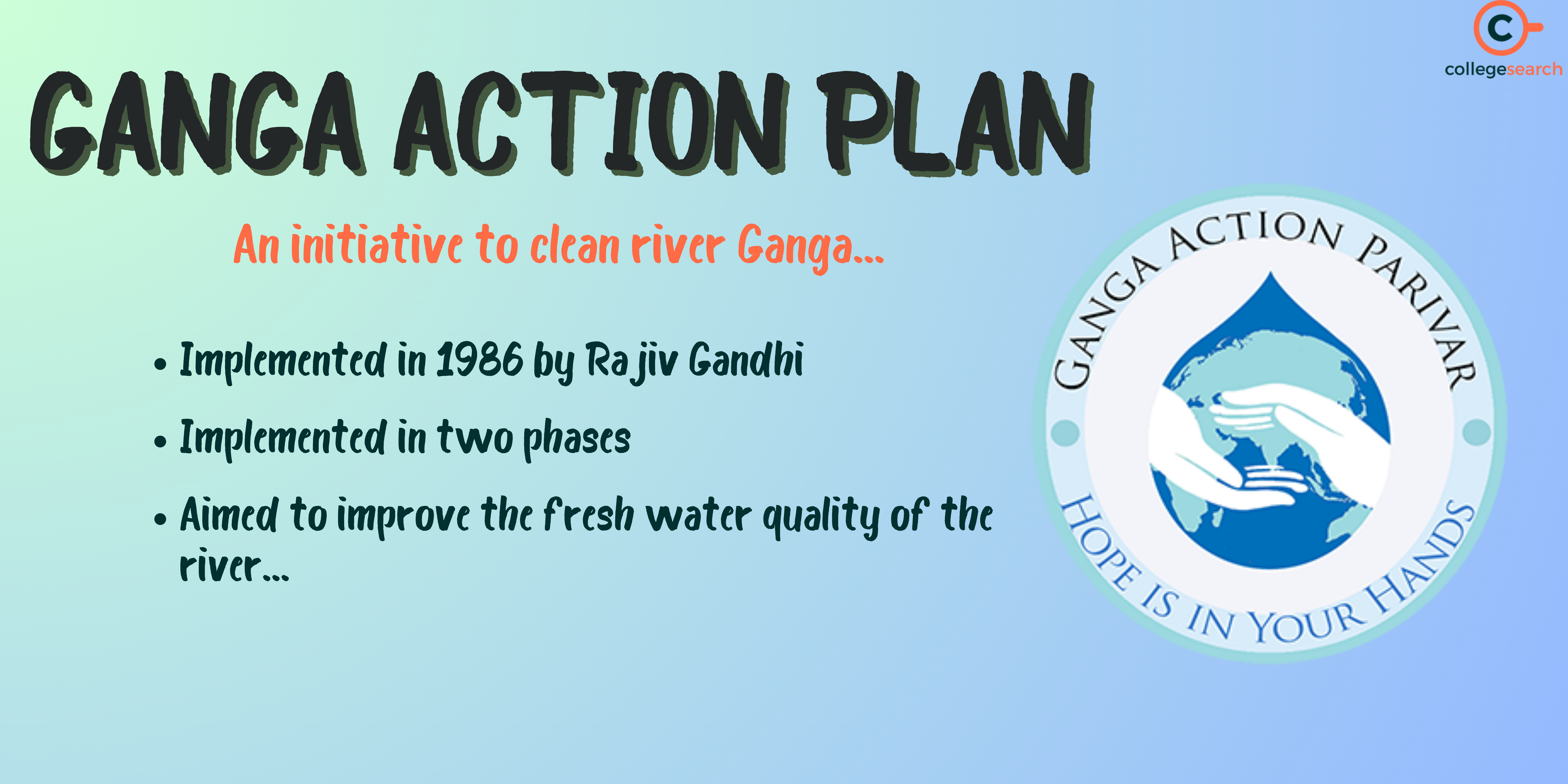 Ganga Action Plan (GAP), Background, Overview, Objectives, and Way ...