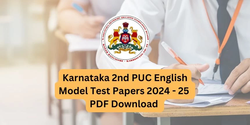Karnataka 2nd PUC English Model Question Paper 2025 Free PDF Download