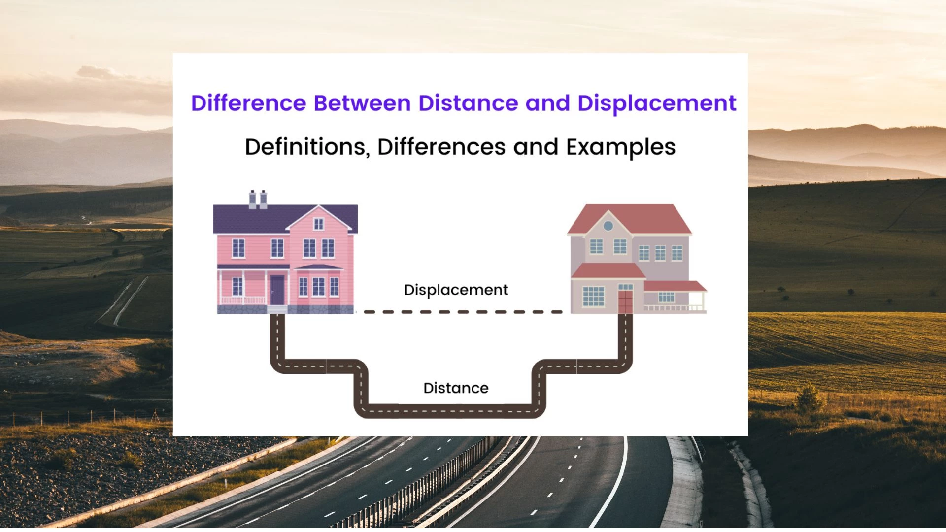 Difference Between Distance and Displacement