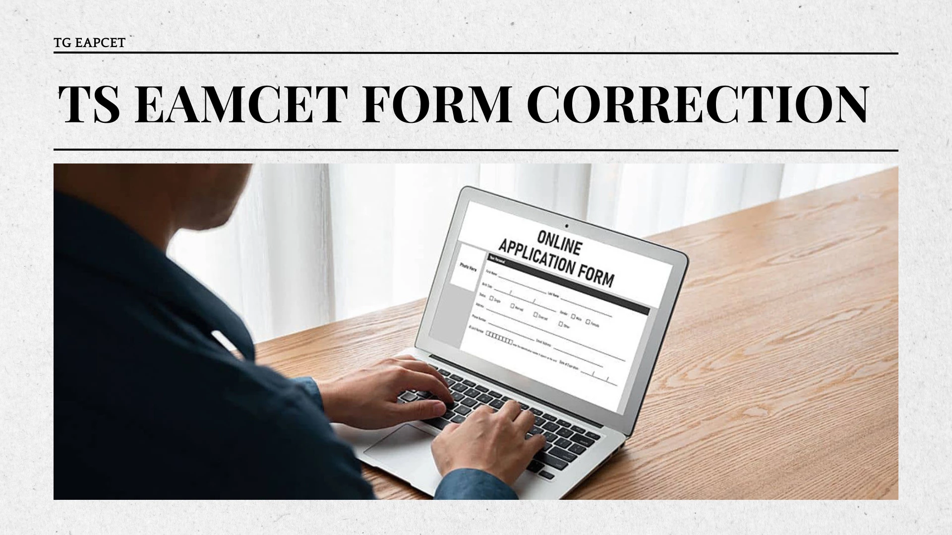 TS EAMCET Application Form Correction Window (Activated): Get Direct ...