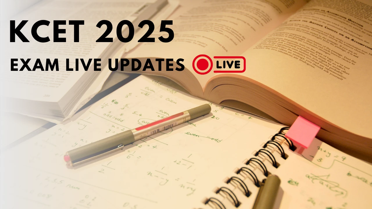 KCET 2025 Exam Live Updates; Paper Difficulty, Highest Weightage Topics ...