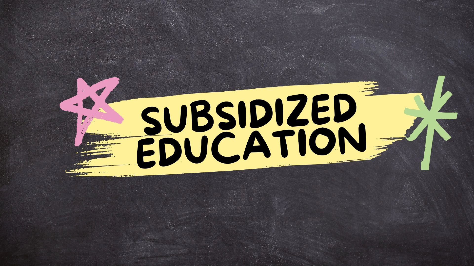 Subsidized education at Government Colleges