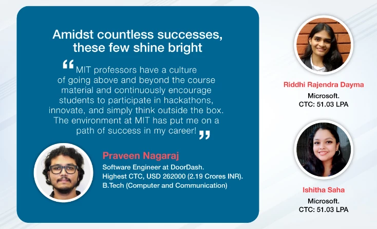 Manipal Institute of Technology, Manipal Placements Details 2025 ...