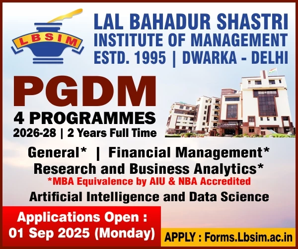 Check LBSIM (Lal Bahadur Shastri Institute of Management) 2026 Latest ...