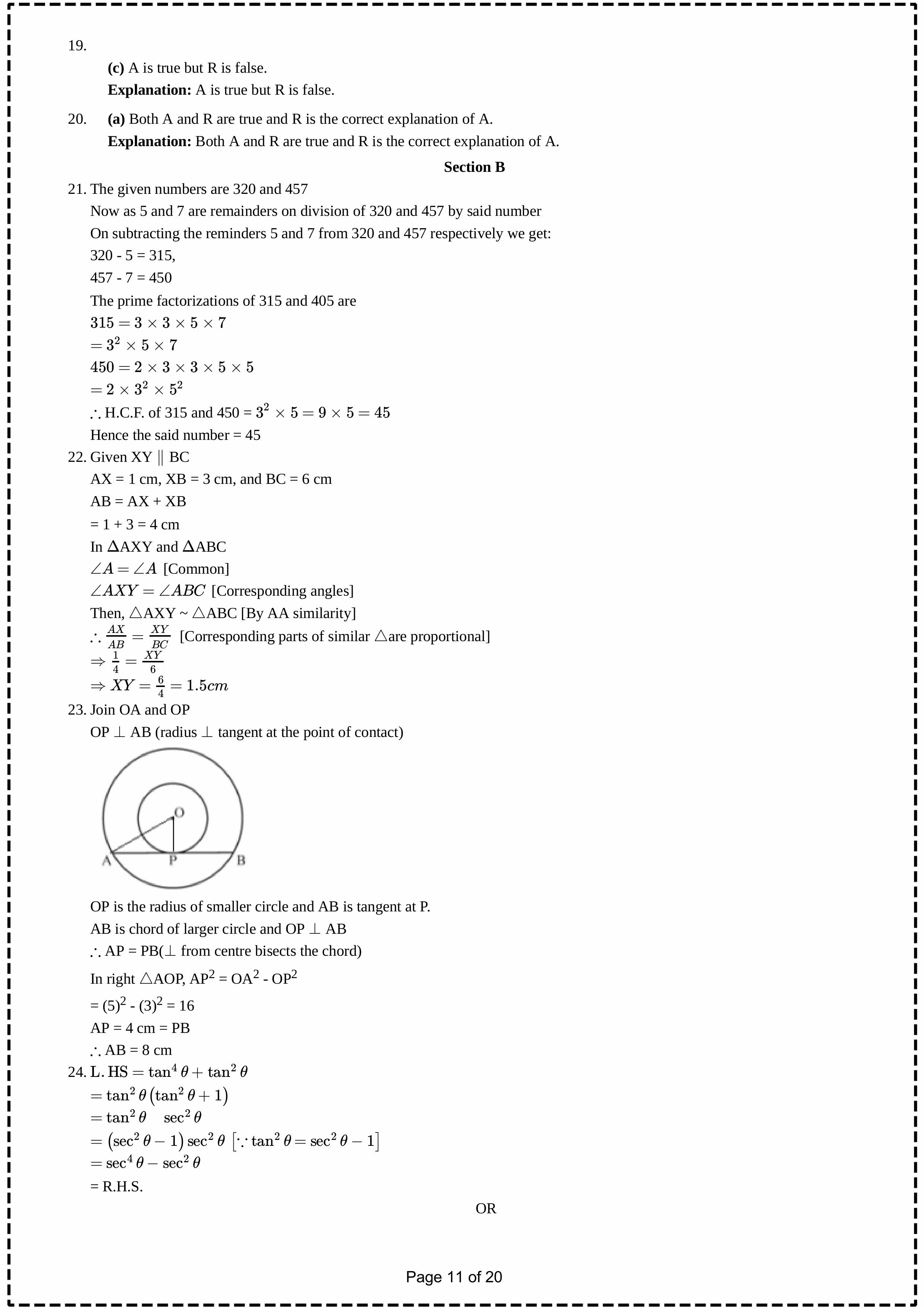 CBSE 10th Maths Previous Year Question Paper PDFs With Solutions 2024 ...