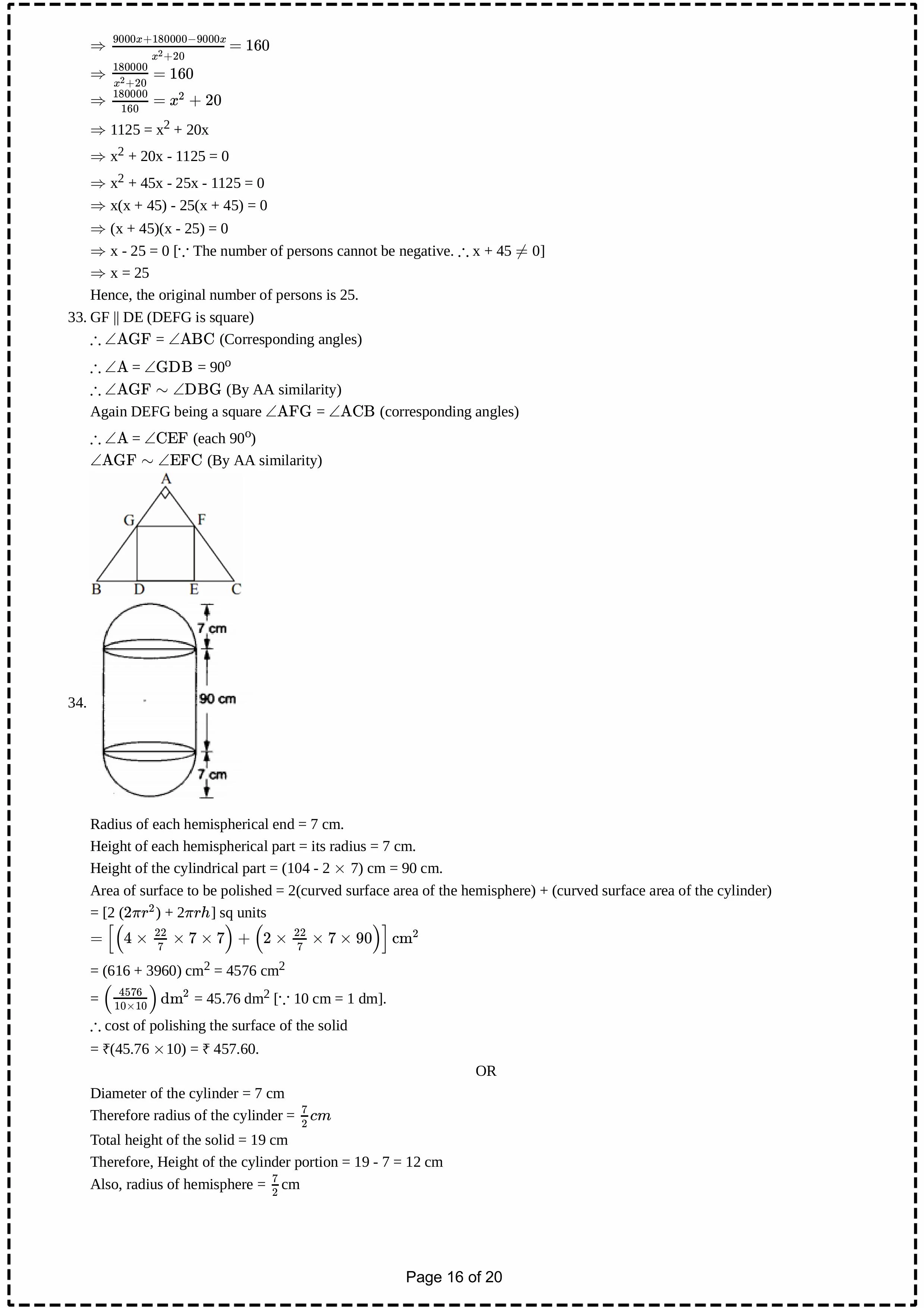 CBSE 10th Maths Previous Year Question Paper PDFs With Solutions 2024 ...