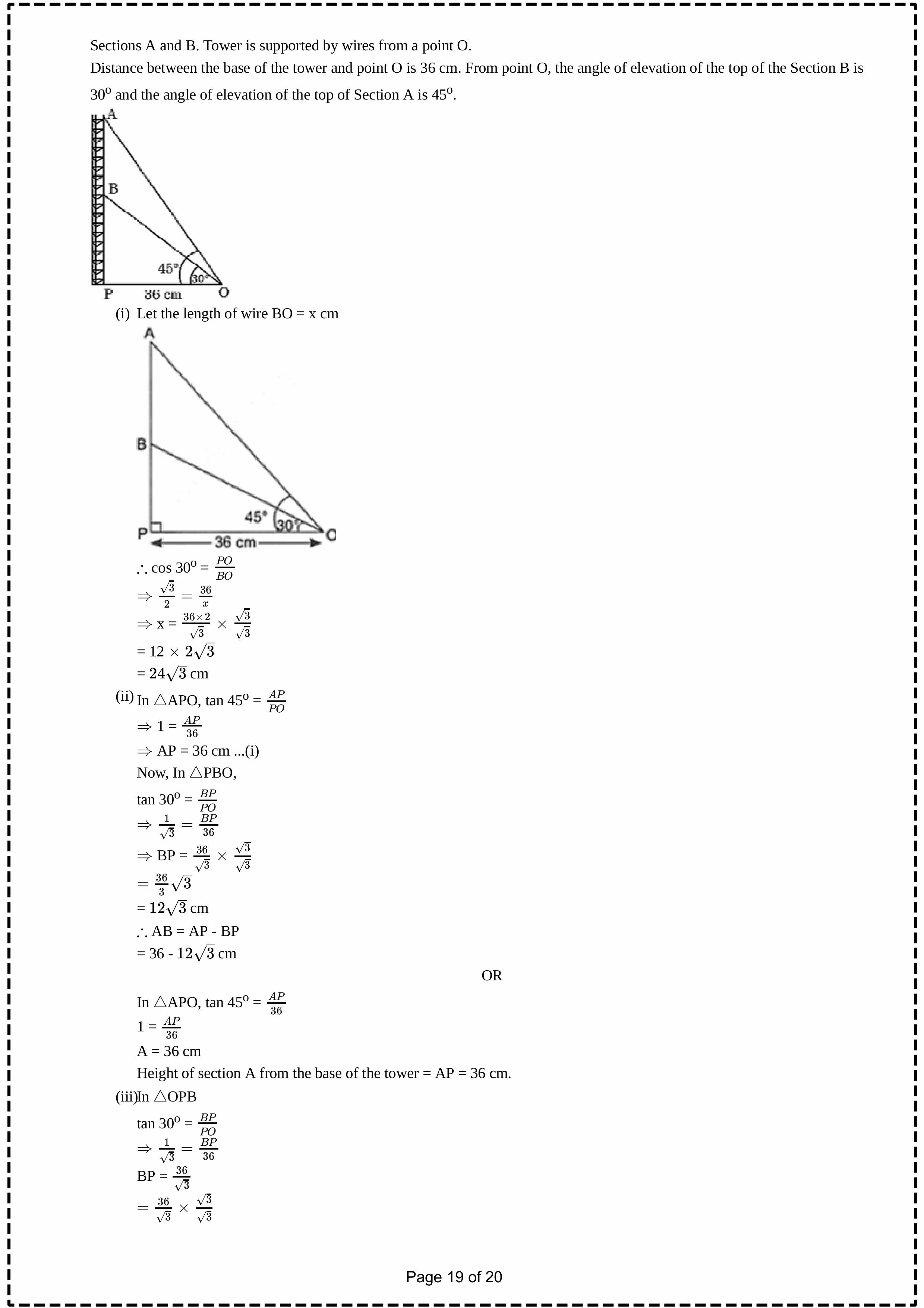 CBSE 10th Maths Previous Year Question Paper PDFs With Solutions 2024 ...