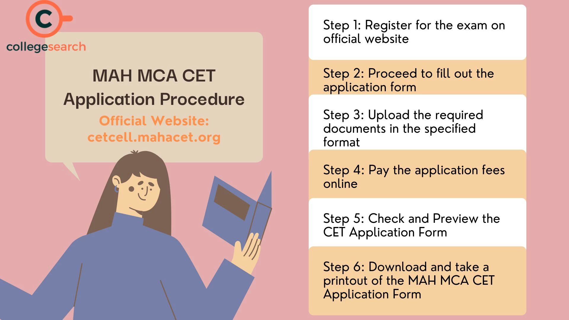 MAH MCA CET Registration 2025 (Extended): Steps, Direct Link, Fees ...