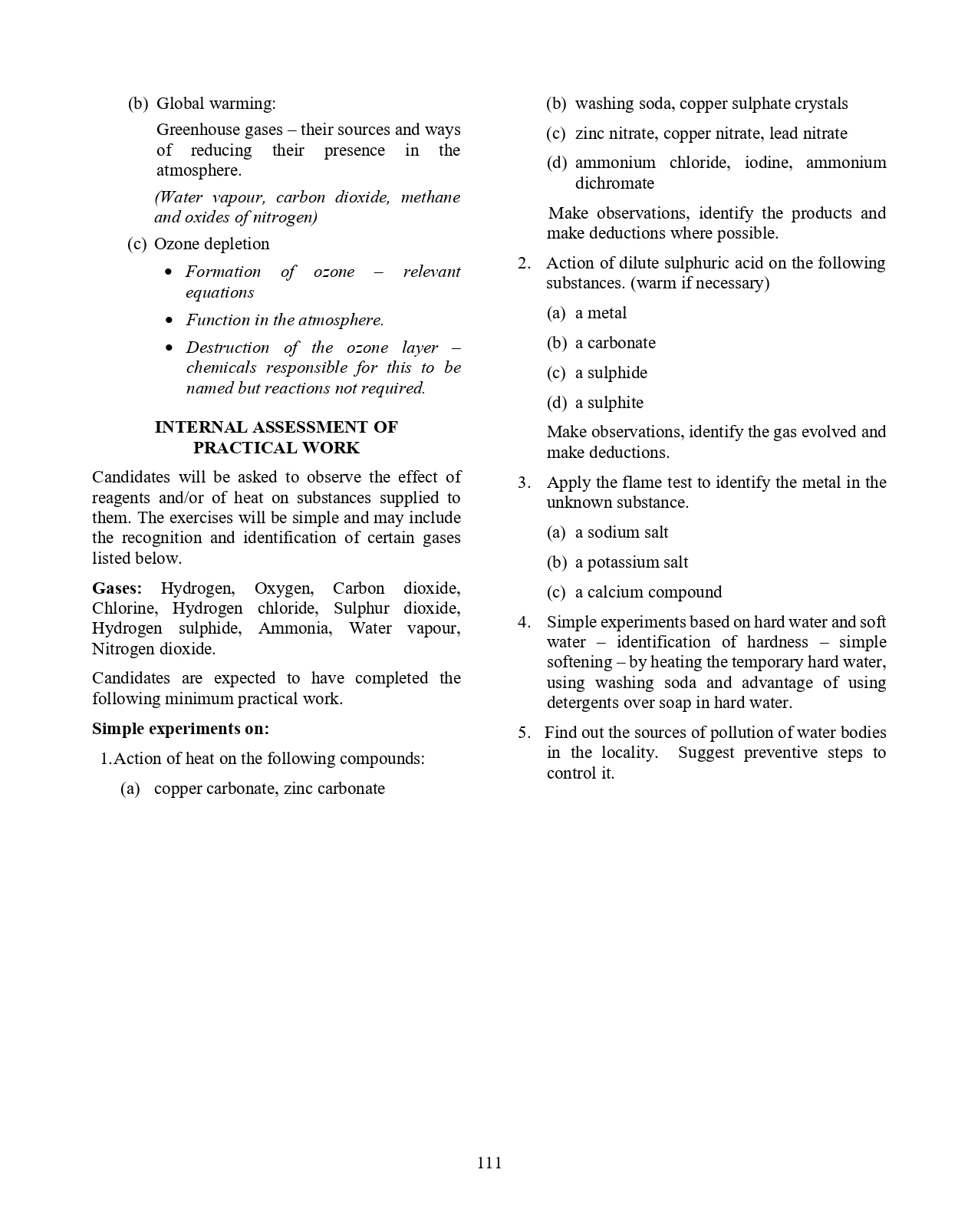 ICSE Class 10 Chemistry Syllabus 2025 – Official Exam Blueprint & PDF