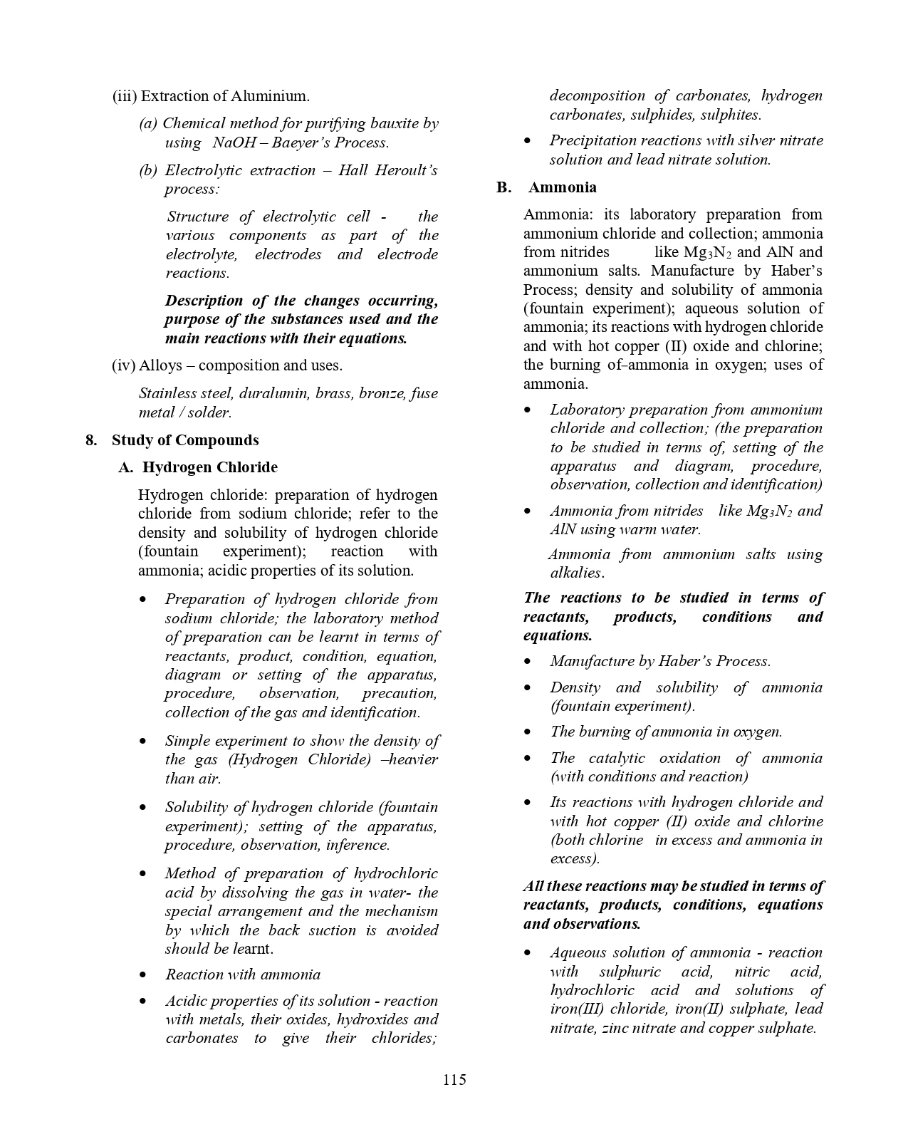 ICSE Class 10 Chemistry Syllabus 2025 – Official Exam Blueprint & PDF