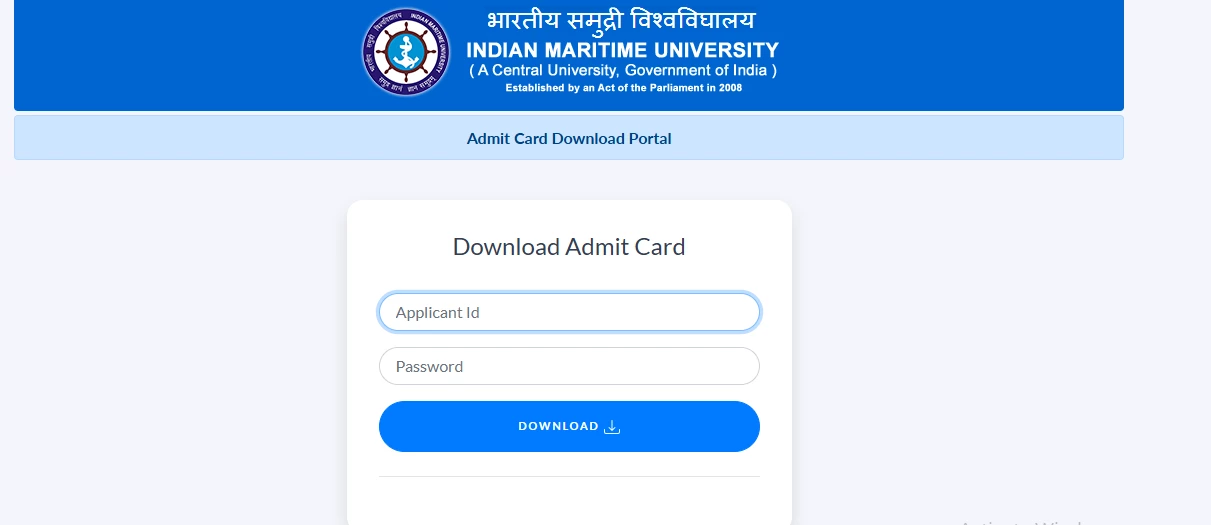Download IMU CET Admit Card @imu.edu.in, Check Release Date, Direct Link