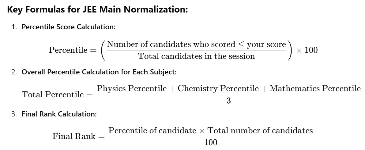 JEE Main Marks Vs Percentile 2025: Check How to Calculate Rank and ...