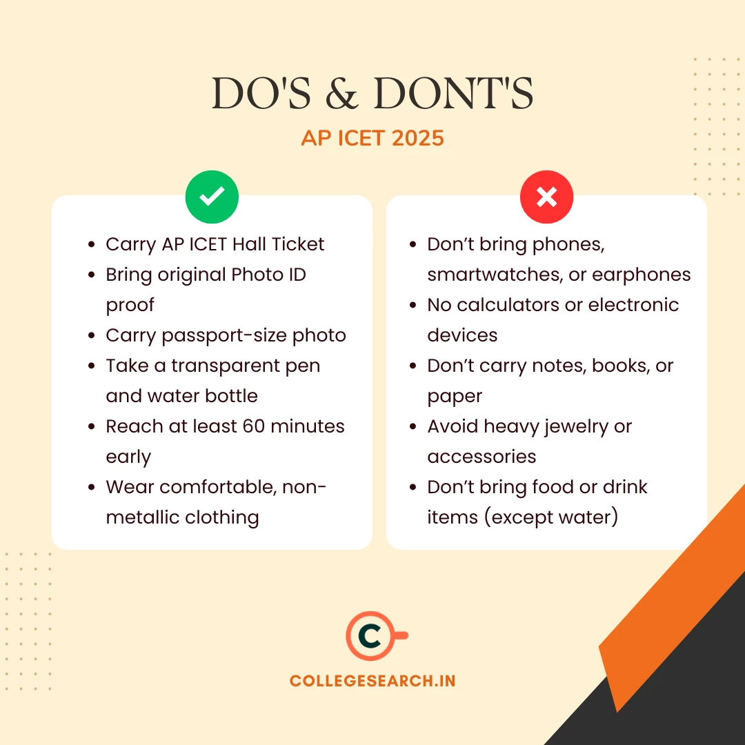 What to Carry on AP ICET 2025 Exam Day: Complete Checklist
